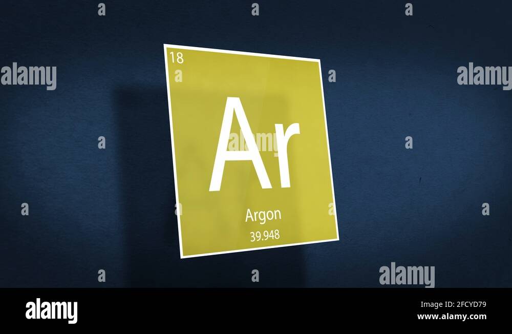 Periodic Table of Elements Cinematic Animated Series - Element Argon ...