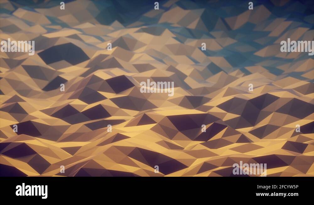 Polygons Waves Perfect seamless loop of slowmotion polygon waves Stock ...