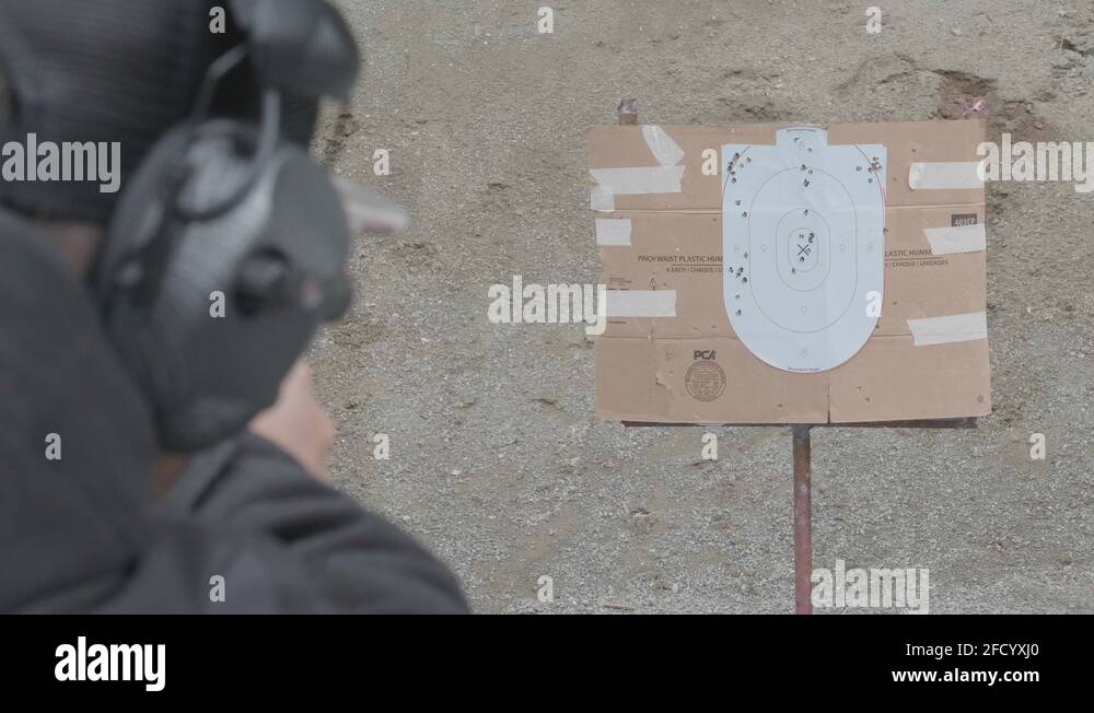 Gun Range Target Practice Shot, Military Pistol Hand Gun Weapon ...