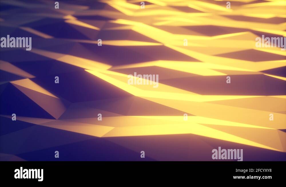 Polygons Waves Perfect seamless loop of slowmotion polygon waves Stock ...