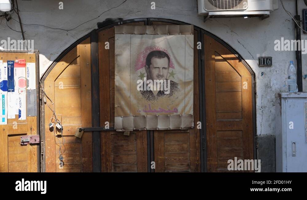 Al assad president assad syria poster Stock Videos & Footage - HD and ...