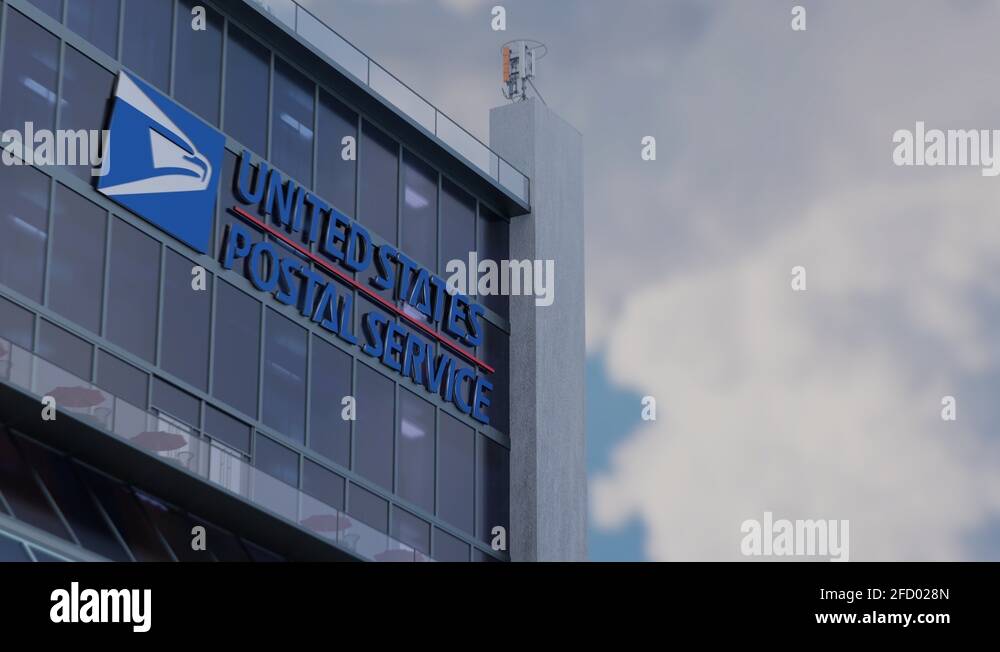 3D CGI Animation of United States Postal Service Corporate Building ...