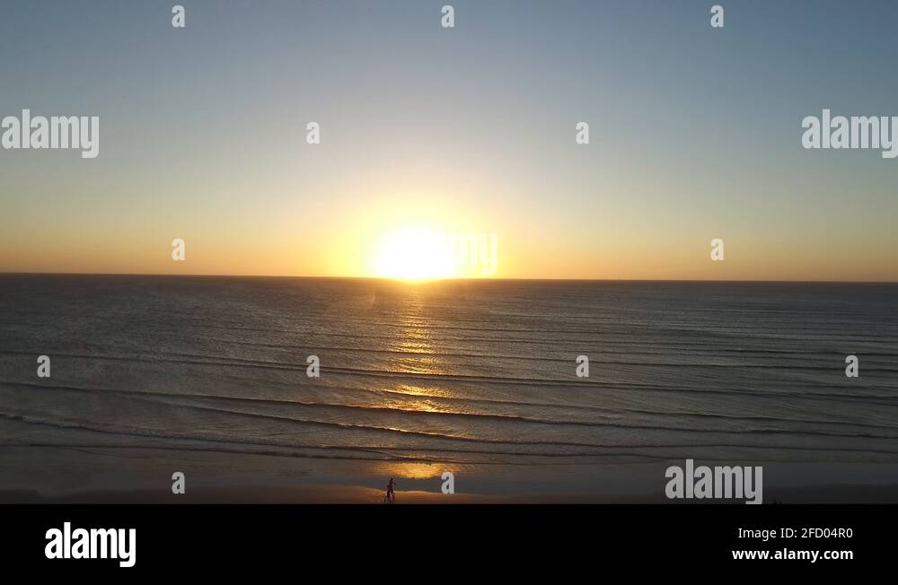 Sunset on beach aerial Stock Videos & Footage - HD and 4K Video Clips ...