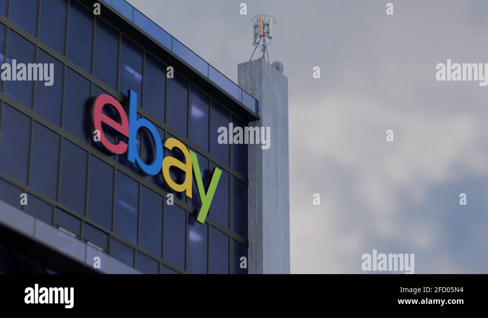 3D CGI Animation of Ebay Stock Video Footage - Alamy