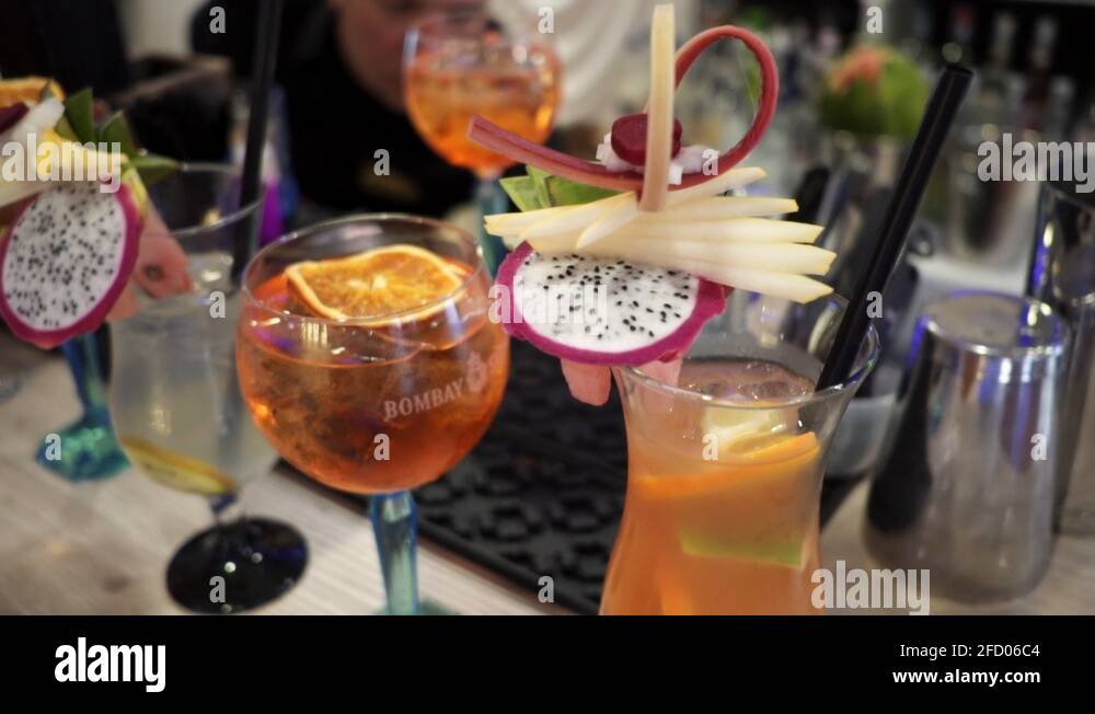 Mocktail glasses Stock Videos & Footage - HD and 4K Video Clips - Alamy