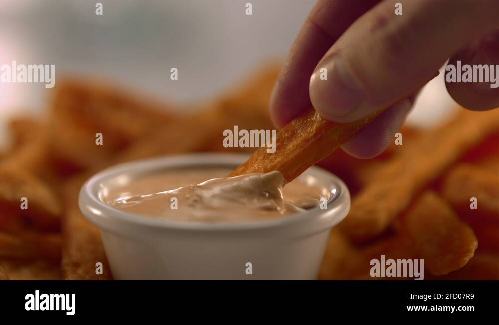 French fry dipped into mayo Stock Videos & Footage - HD and 4K Video ...