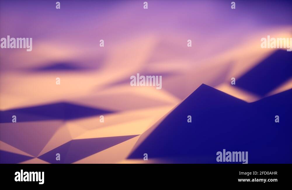 Polygons Waves Perfect seamless loop of slowmotion polygon waves Stock ...