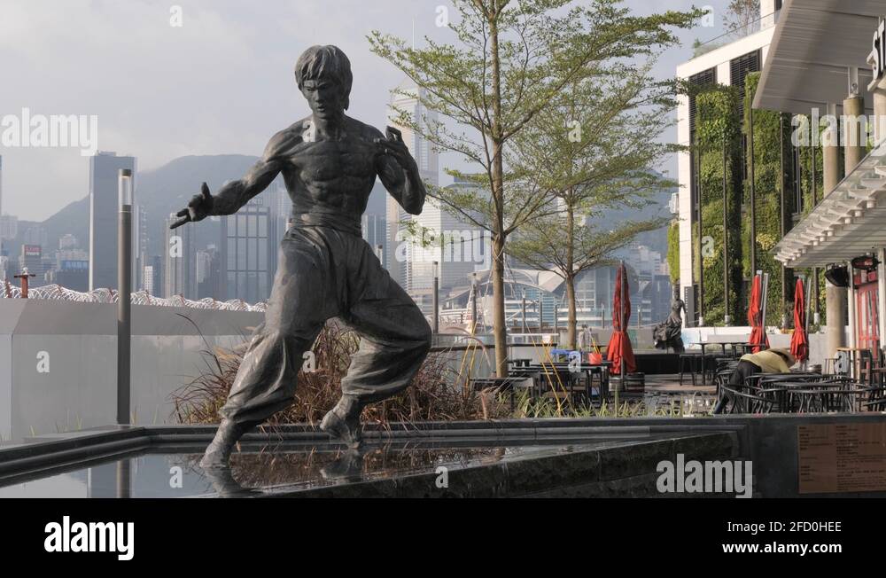 Avenue of the stars hong kong statue Stock Videos & Footage - HD and 4K ...