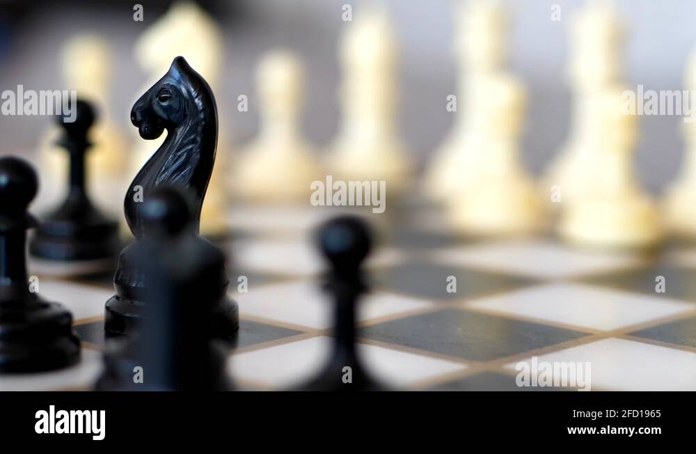 Yuriy Chess pieces. Chess board from hard strategy logic game Stock ...