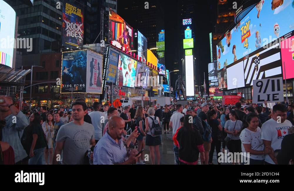 Ny times square billboards Stock Videos & Footage - HD and 4K Video ...