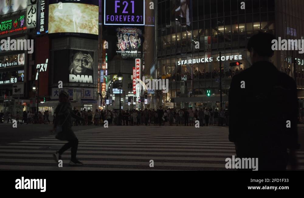 Shibuya crossing signs advertisements Stock Videos & Footage - HD and ...