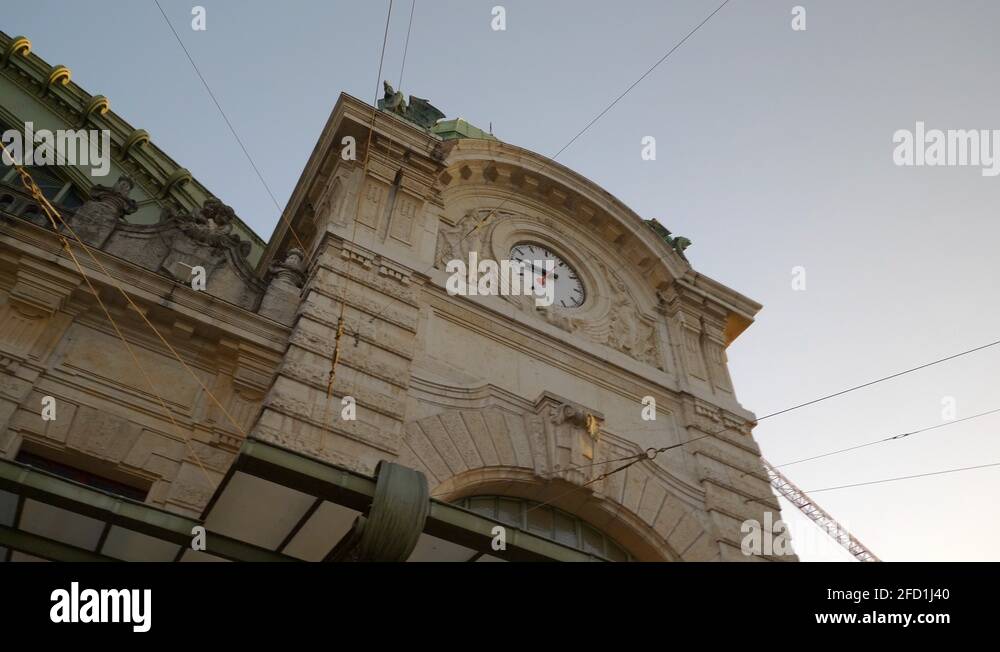 Station front and clock tower Stock Videos & Footage - HD and 4K Video ...