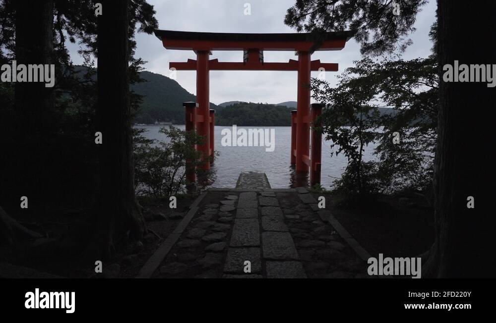 Tori gate hakone jinja shrine Stock Videos & Footage - HD and 4K Video ...