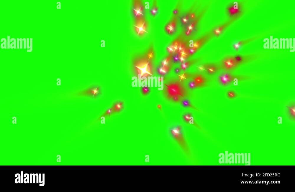 Colorful stars Green Screen Background Stock Video Footage - Alamy