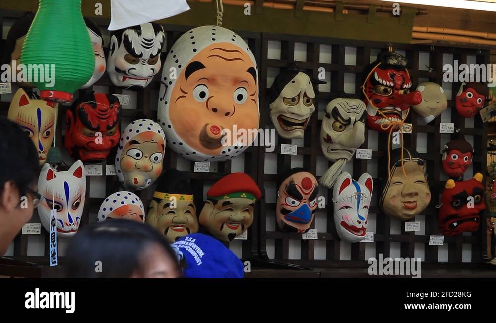 Traditional japanese masks Stock Videos & Footage - HD and 4K Video ...