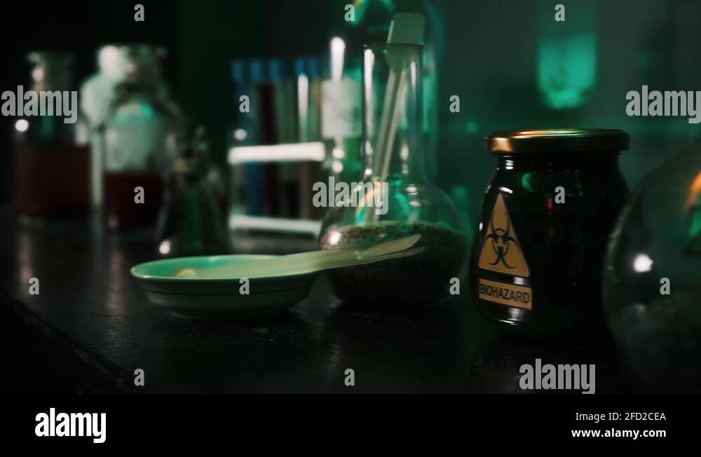 Laboratory glassware flasks beaker isolated Stock Videos & Footage - HD ...