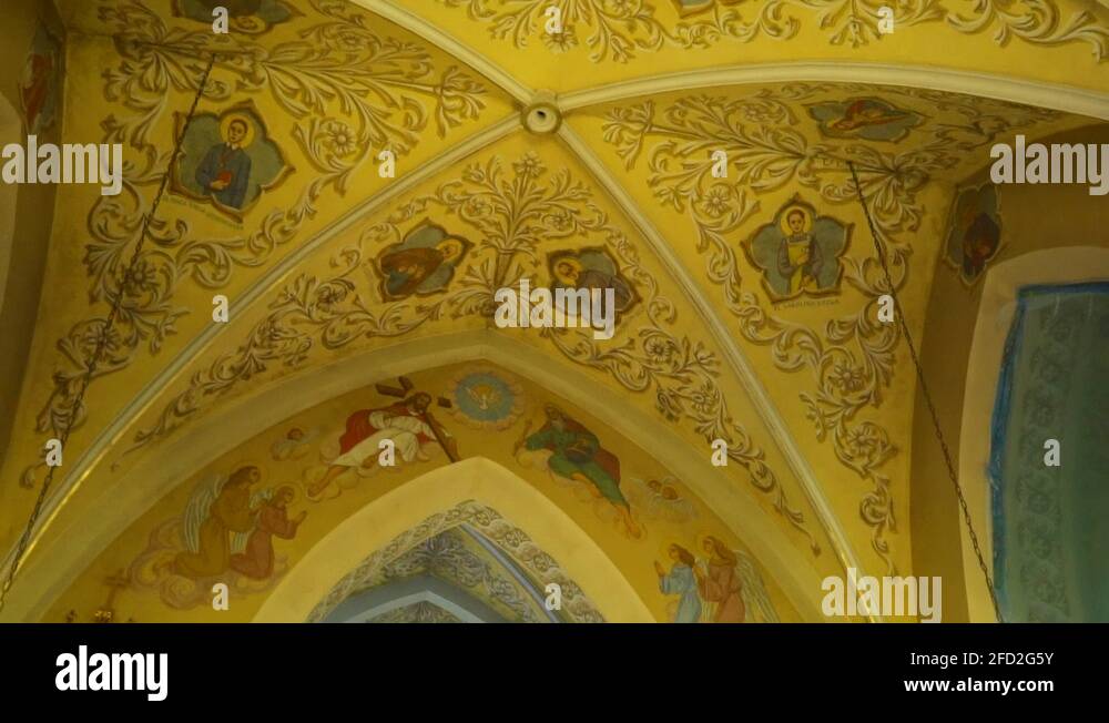 Church with painted ceiling Stock Videos & Footage - HD and 4K Video ...