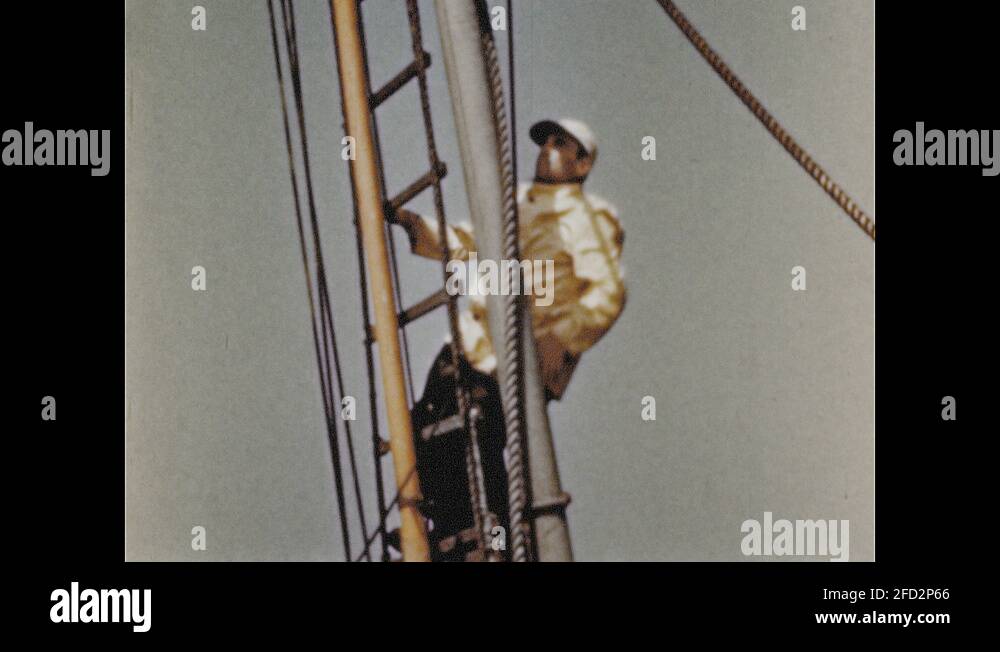 Ship mast crows nest rope Stock Videos & Footage - HD and 4K Video ...