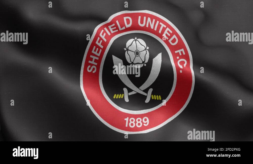 4k animated loop of a waving flag of the Premier League football-soccer ...