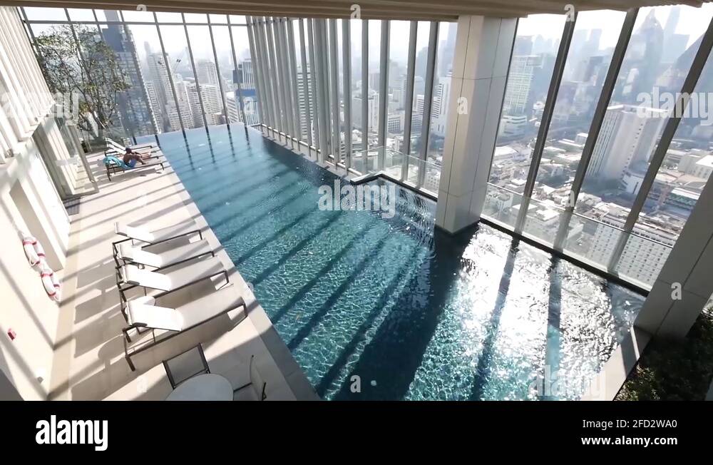 Swimming pool chairs top view Stock Videos & Footage - HD and 4K Video ...