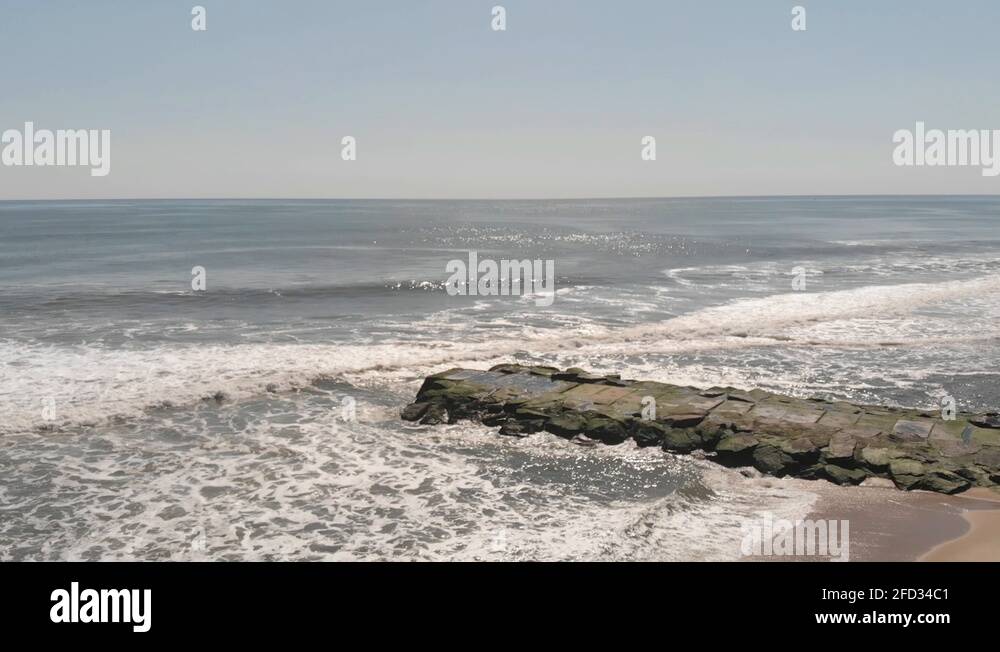 Ocean waves with rock jetty Stock Videos & Footage - HD and 4K Video ...
