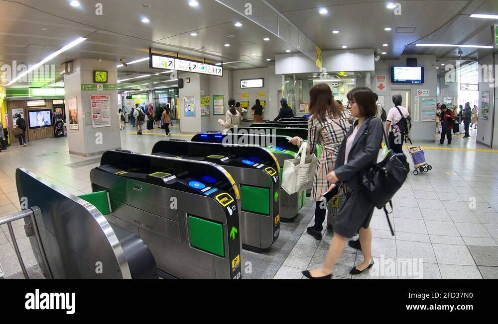 Subway gates tokyo japan Stock Videos & Footage - HD and 4K Video Clips ...