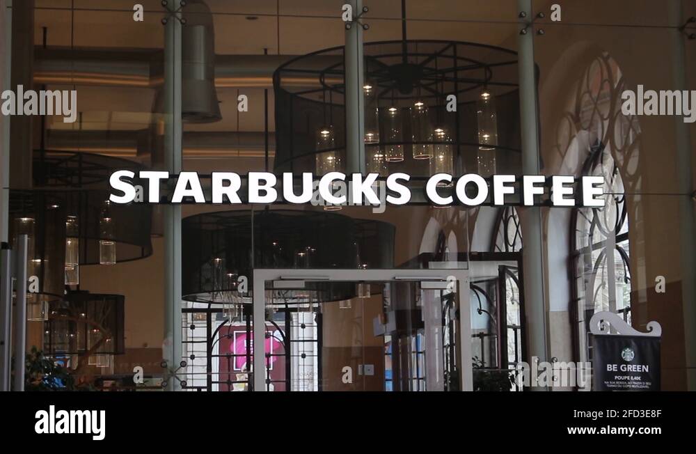 Starbucks coffee shop storefront Stock Videos & Footage - HD and 4K ...