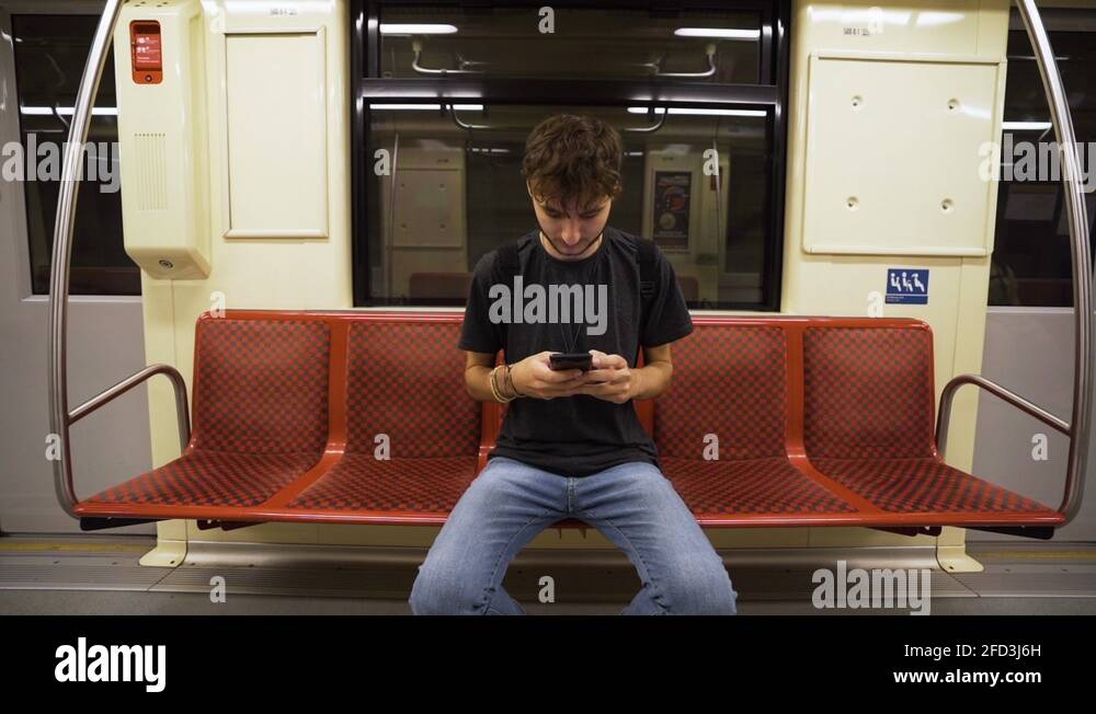 Man sitting train phone Stock Videos & Footage - HD and 4K Video Clips ...