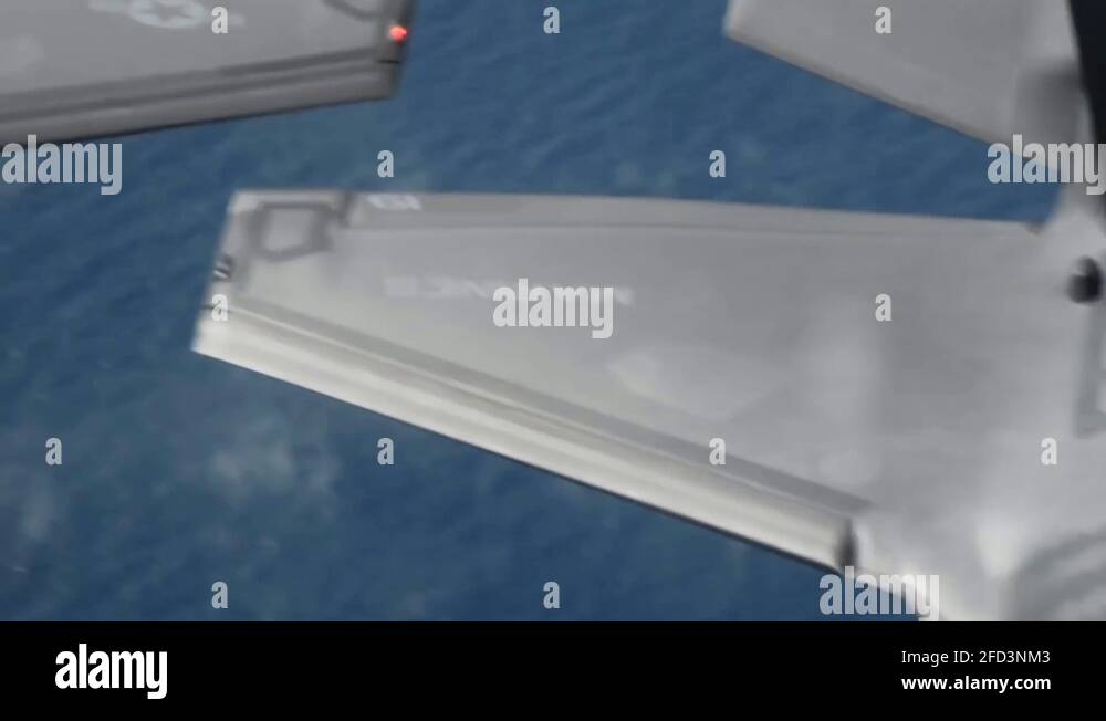 Lockheed Martin F-35 Lightning II aerobatics flying wing to wing Stock ...