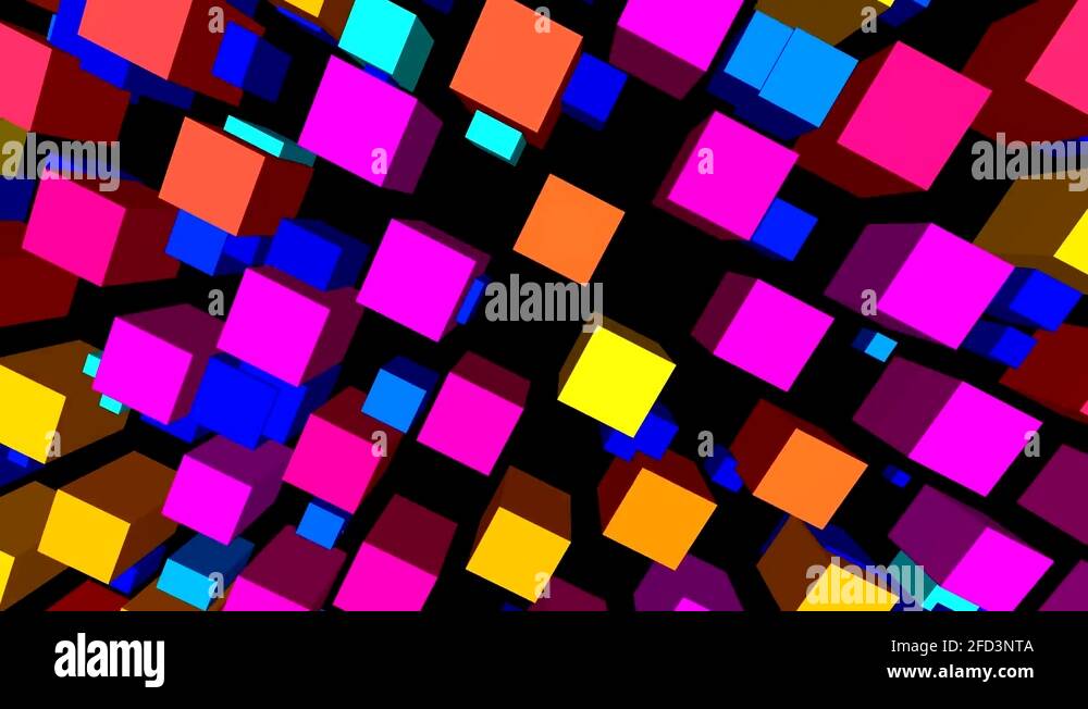 Cubes video background Motion Graphics Stock Video Footage - Alamy