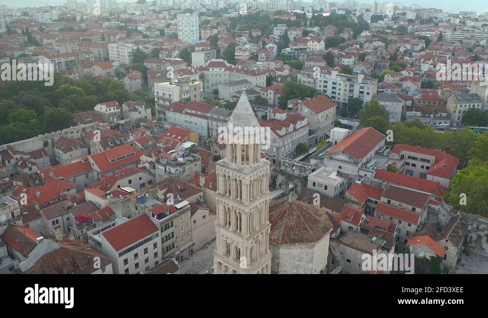 Diocletian palace split aerial Stock Videos & Footage - HD and 4K Video ...