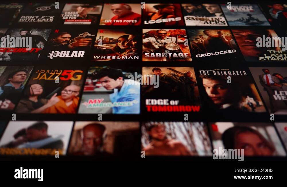 Browsingie and tv series library on Netflix streaming database network ...