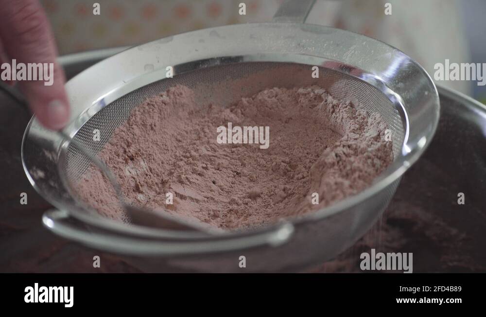 Close up sifting cocoa powder Stock Videos & Footage - HD and 4K Video ...
