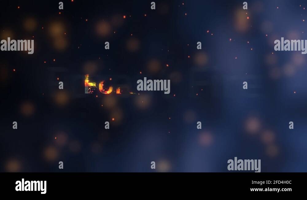 Fire text animation Stock Videos & Footage - HD and 4K Video Clips - Alamy