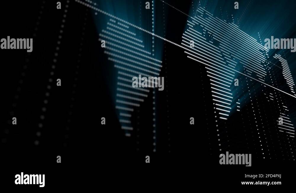 Digital world background dark blue Stock Videos & Footage - HD and 4K ...