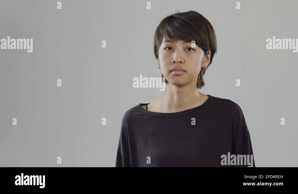 Black woman face no makeup not smiling Stock Videos & Footage - HD and ...