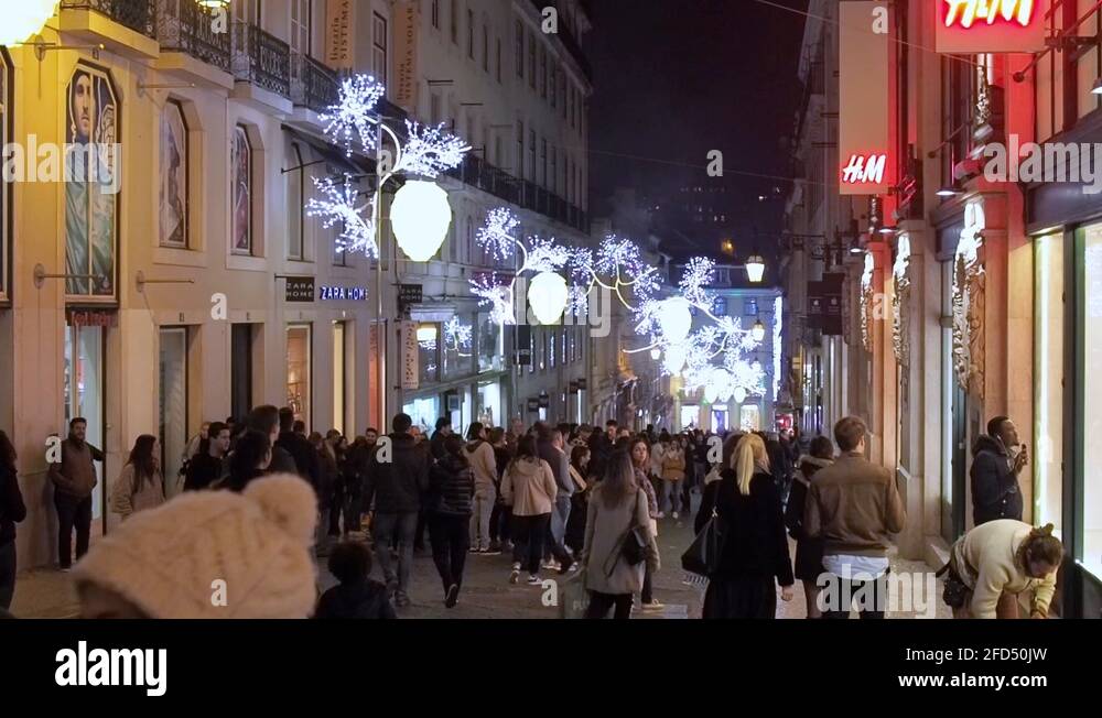 Downtown shopping mall lisboa Stock Videos & Footage - HD and 4K Video ...