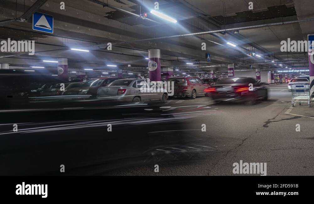Entrance underground parking lot cars Stock Videos & Footage - HD and ...