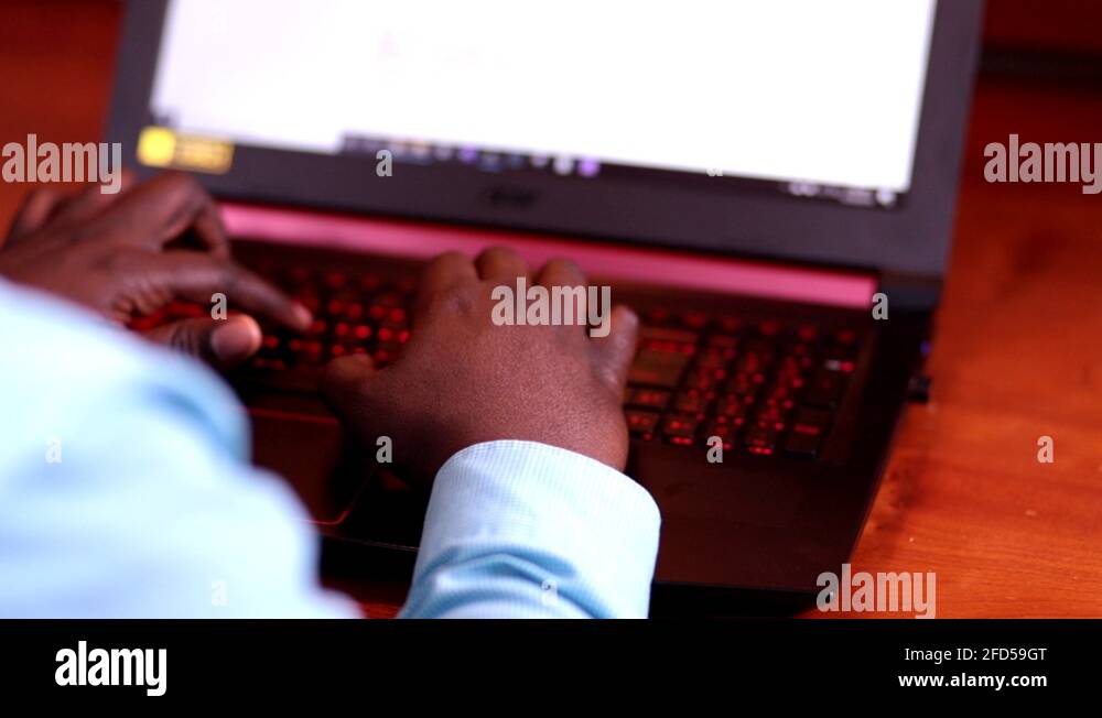 Men typing at work on a computer Stock Videos & Footage - HD and 4K ...