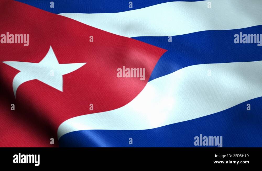 Wavy flag of cuba Stock Videos & Footage - HD and 4K Video Clips - Alamy