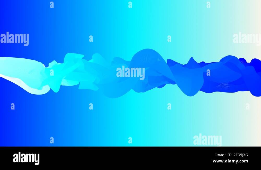 Blue and white Animated wave on gradient background Stock Video Footage ...