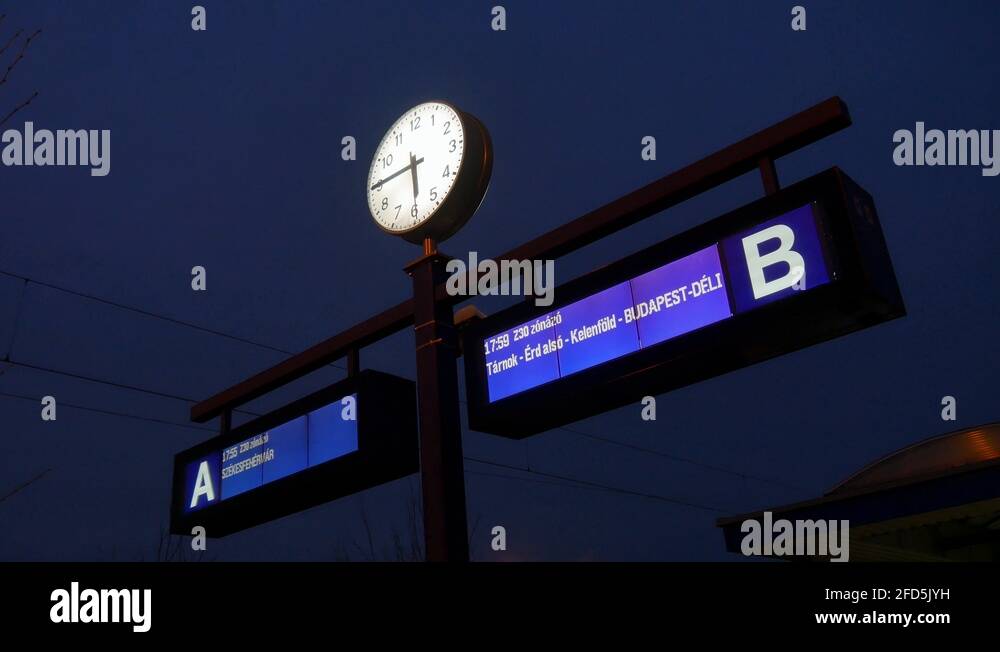 Train station information board Stock Videos & Footage - HD and 4K ...