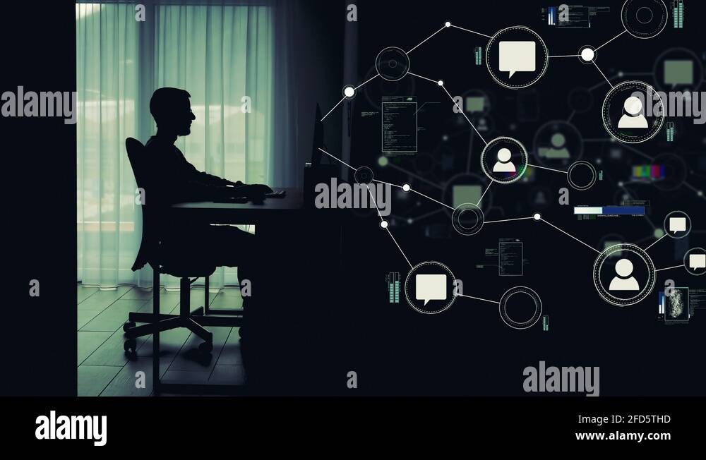 Man working computer network Stock Videos & Footage - HD and 4K Video ...