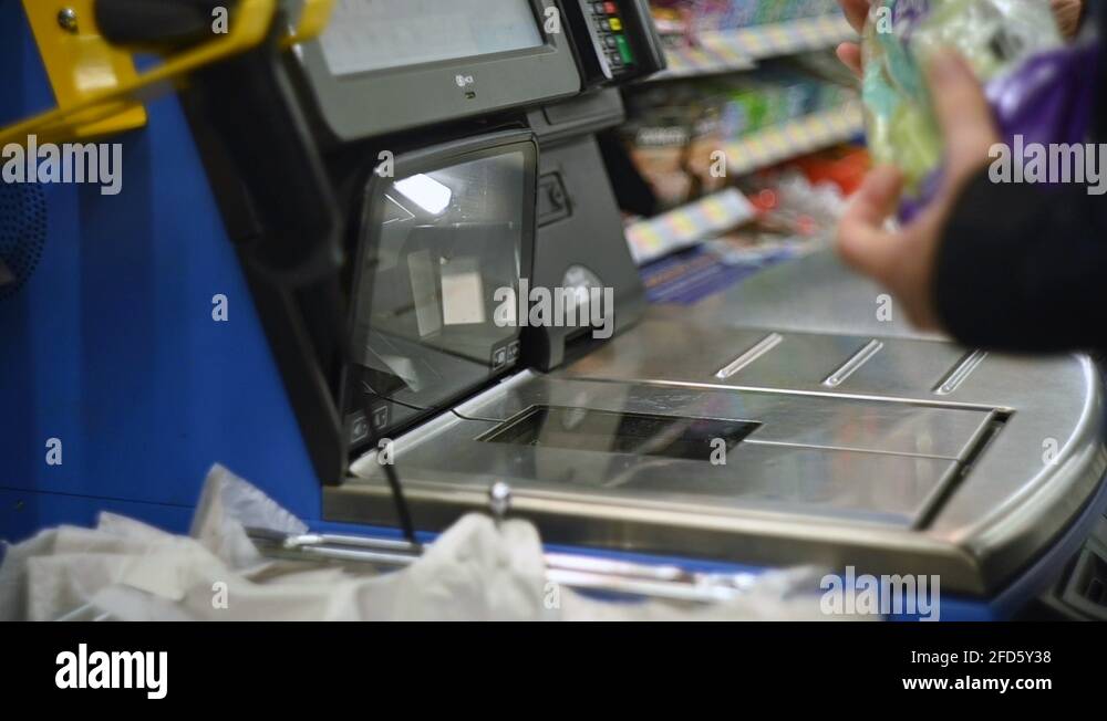 Customer scanner Stock Videos & Footage - HD and 4K Video Clips - Alamy