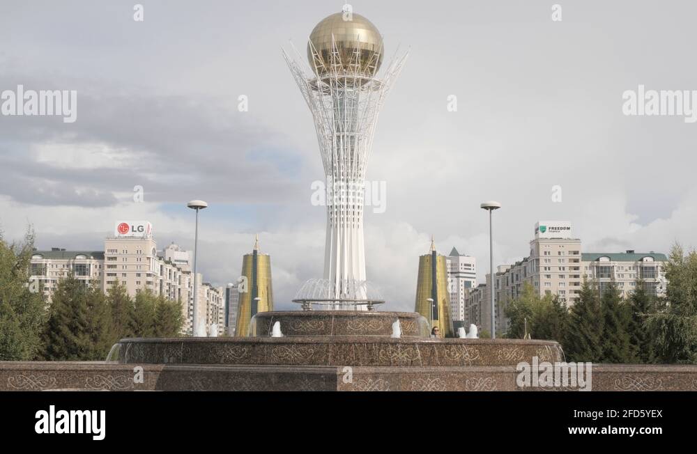 Bayterek tower landmark kazakhstan Stock Videos & Footage - HD and 4K ...