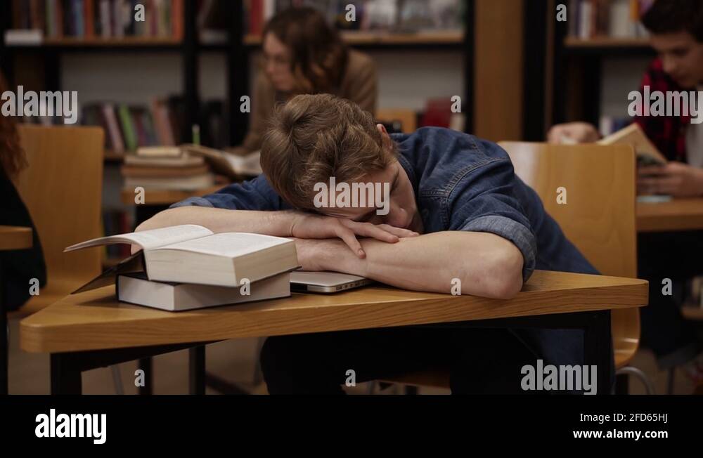 College student sleeping in class Stock Videos & Footage - HD and 4K ...