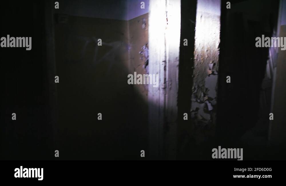 Searching dark building flashlight Stock Videos & Footage - HD and 4K ...