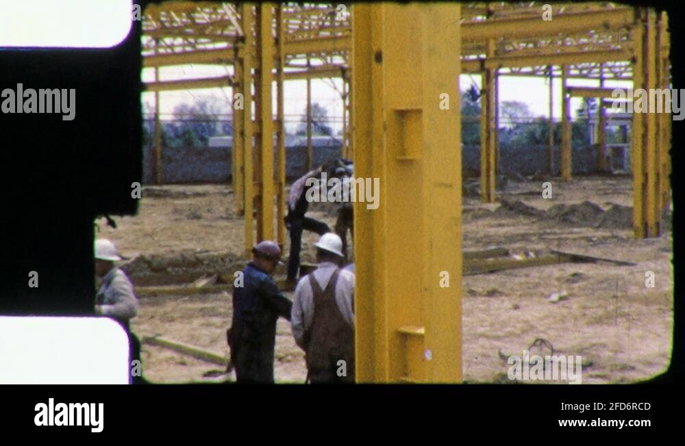 1950s construction workers building Stock Videos & Footage - HD and 4K ...