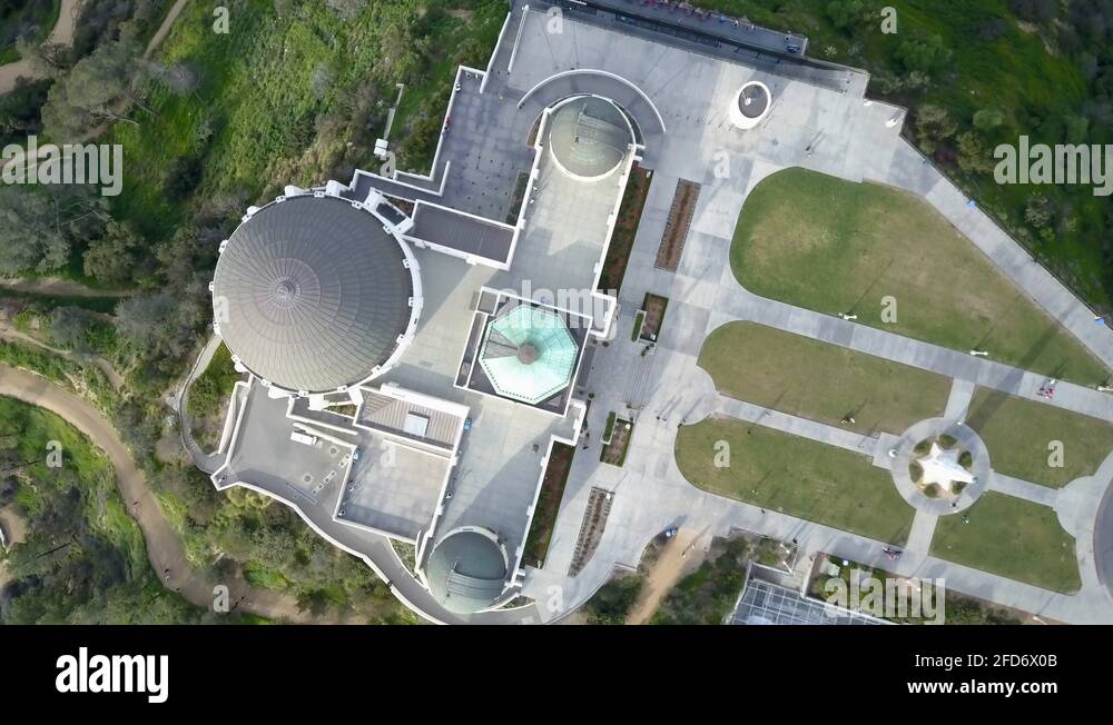 Birds eye view of griffith observatory Stock Videos & Footage - HD and ...