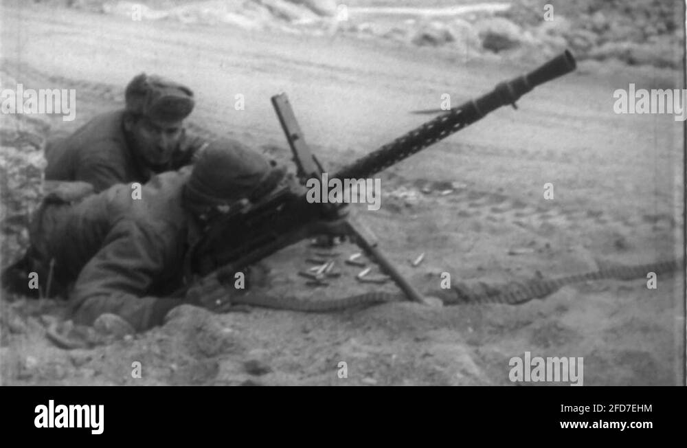 Korean war machine gun Stock Videos & Footage - HD and 4K Video Clips ...